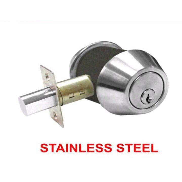 Deadbolt Lock /Door Security Lockset /Tombol Pintu Rumah Bilik /Single ...