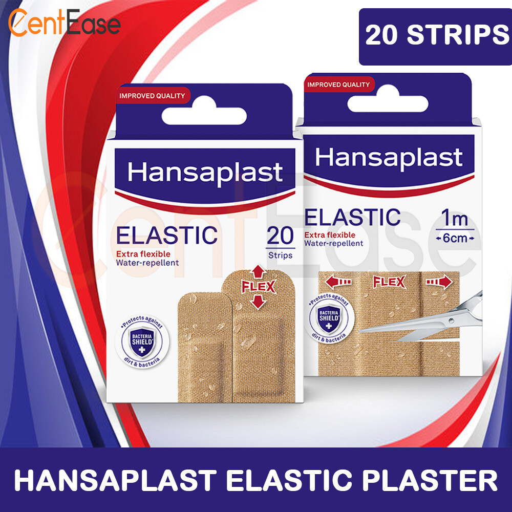 Hansaplast Elastic Plaster 20 Strips (Exp: Sep 2025) | Lazada