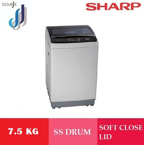 Sharp 7.5KG Fully Auto Washing Machine ES721X | Lazada