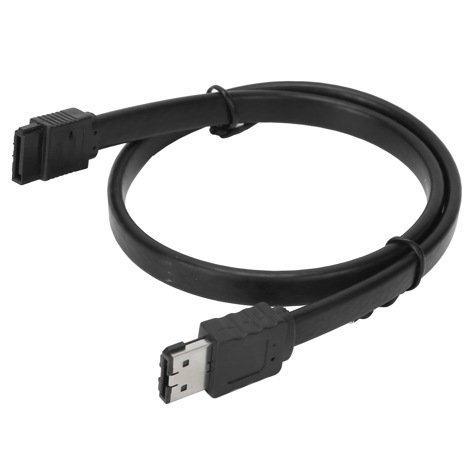 สายเคเบิลเชื่อมต่อ ESATA SATA ชายชาย M/M ป้องกันที่มีกระสุนสำหรับฮาร์ดไ ...