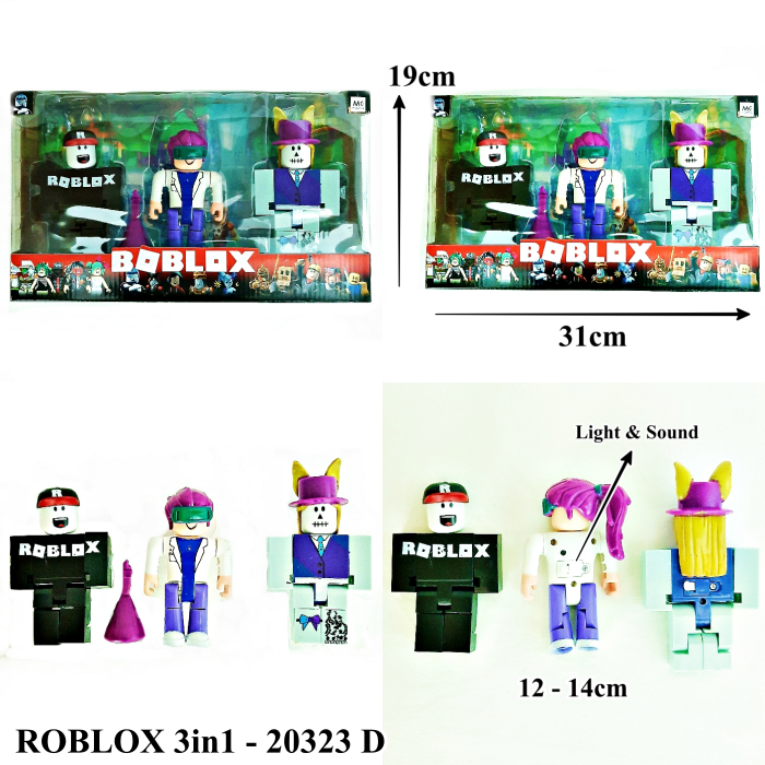 VIRTUAL WORLD ROBLOX FIGURES BLOCKS ACTION MINIFIGURE SUITE DOLLS ...