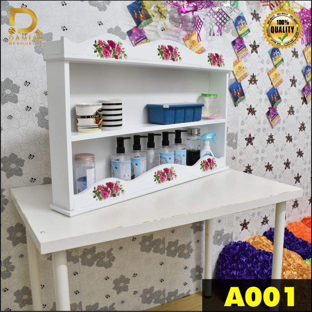 RAK VANTAGE HIASAN DESIGN 2 TINGKAT /RAK BOTOL KICAP/ MINYAK / HIASAN ...