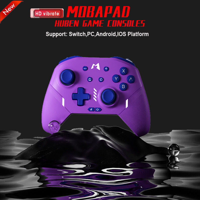 MOBAPAD HuBen M9 Purple Version Mechanical Controller Bluetooth ...