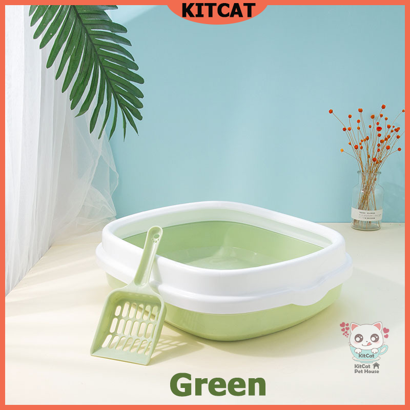 KitCat Cat Litter Box Bekas Pasir Kucing Bekas Kucing Berak Cat Toilet ...