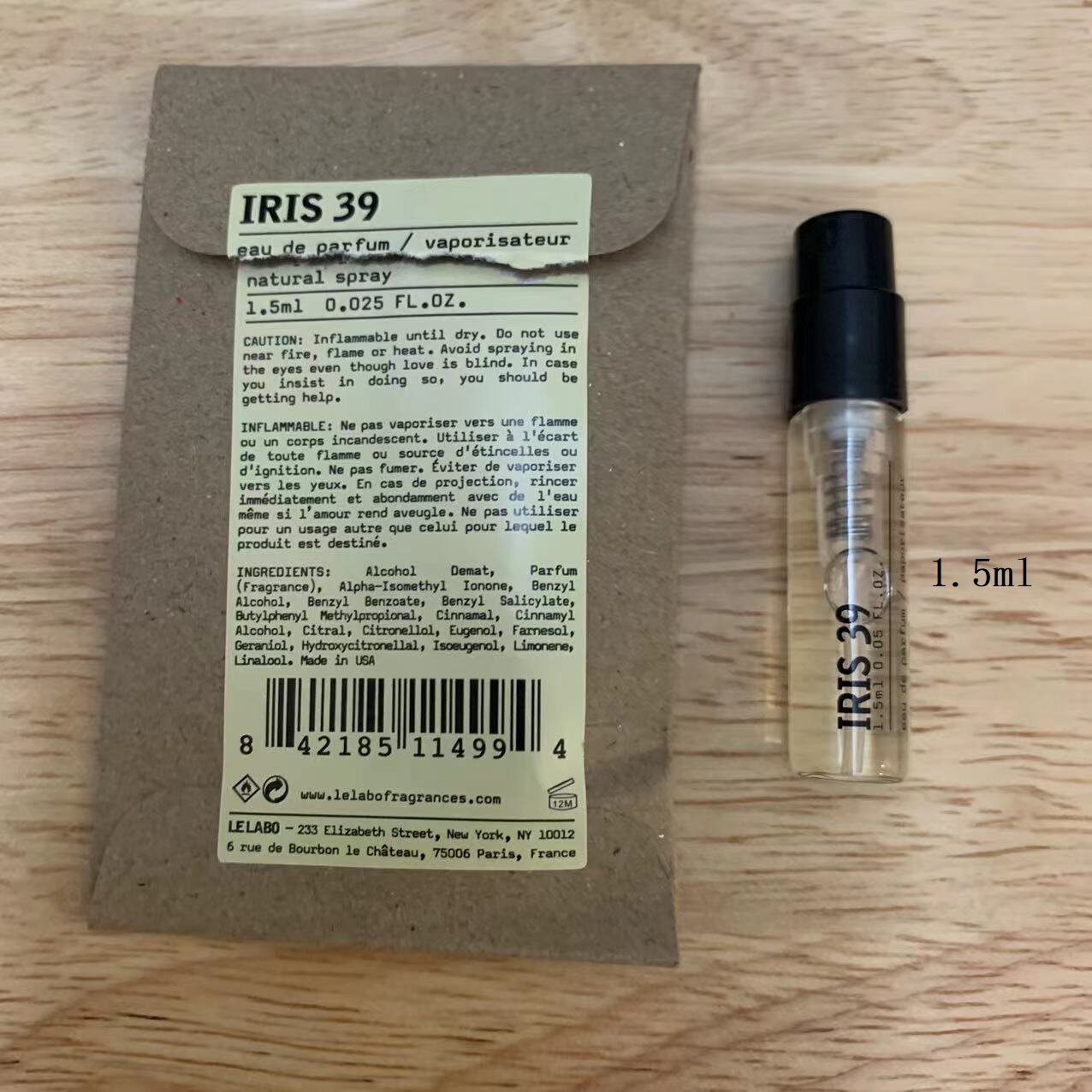 Le Labo Perfume EDP Travel Size Sample 1.5ml 10ml 实验室香水小样 EDP | Lazada
