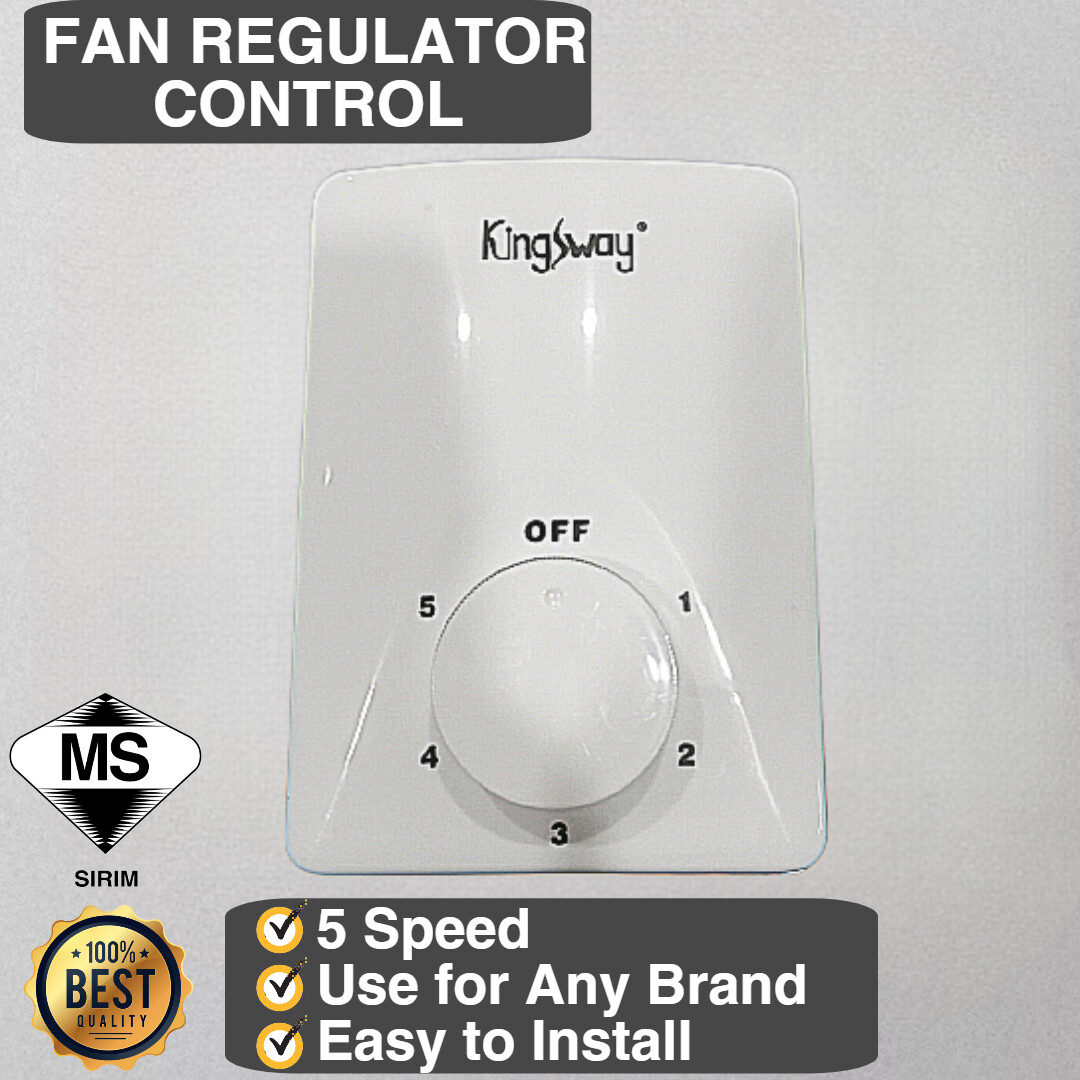 5 SPEED Fan Regulator/ Speed Controller 风扇调速器 SUN Pengatur Kelajuan ...