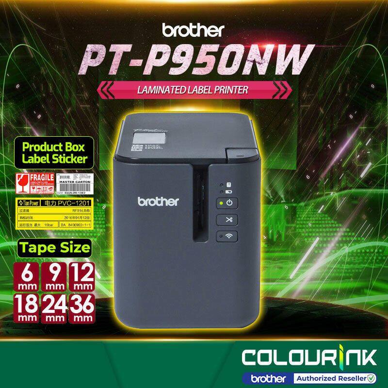 Brother P-Touch PT-P950NW Label Printer Wi-Fi PC Mobile Print Barcode ...