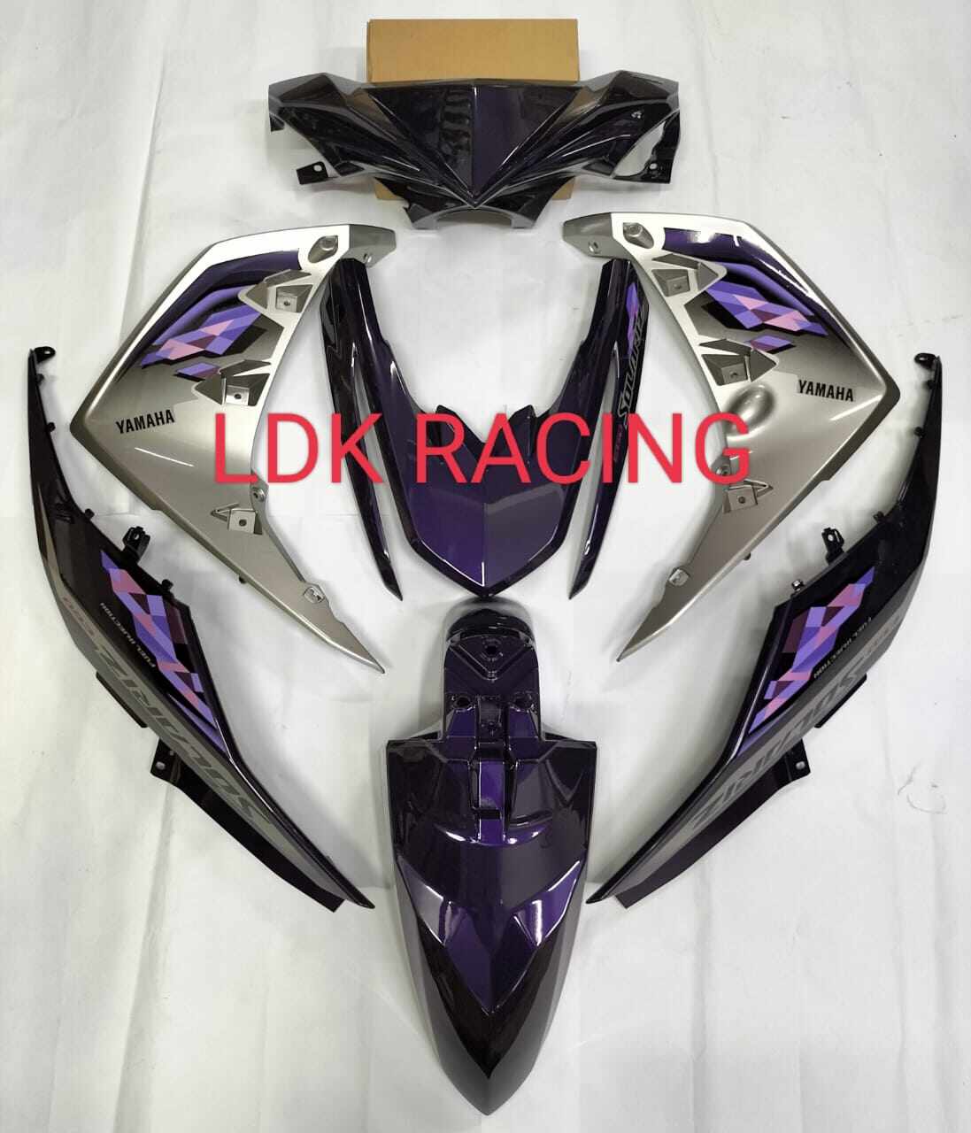 Yamaha SOLARIZ Cover Set + Sticker 100% Original HLY ( Siap Tampal ...