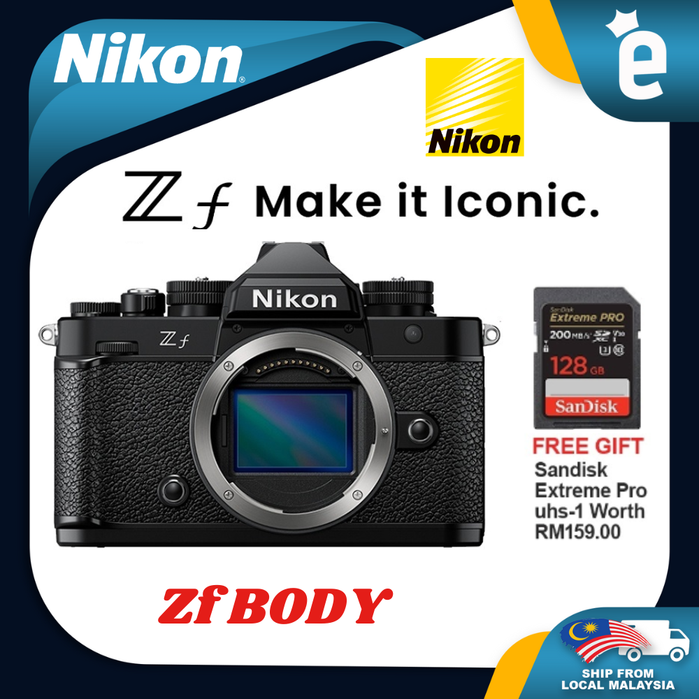 NIKON ZF Full Frame Mirrorless Camera Body / 40mmKit / 24-70mm Kit | Lazada