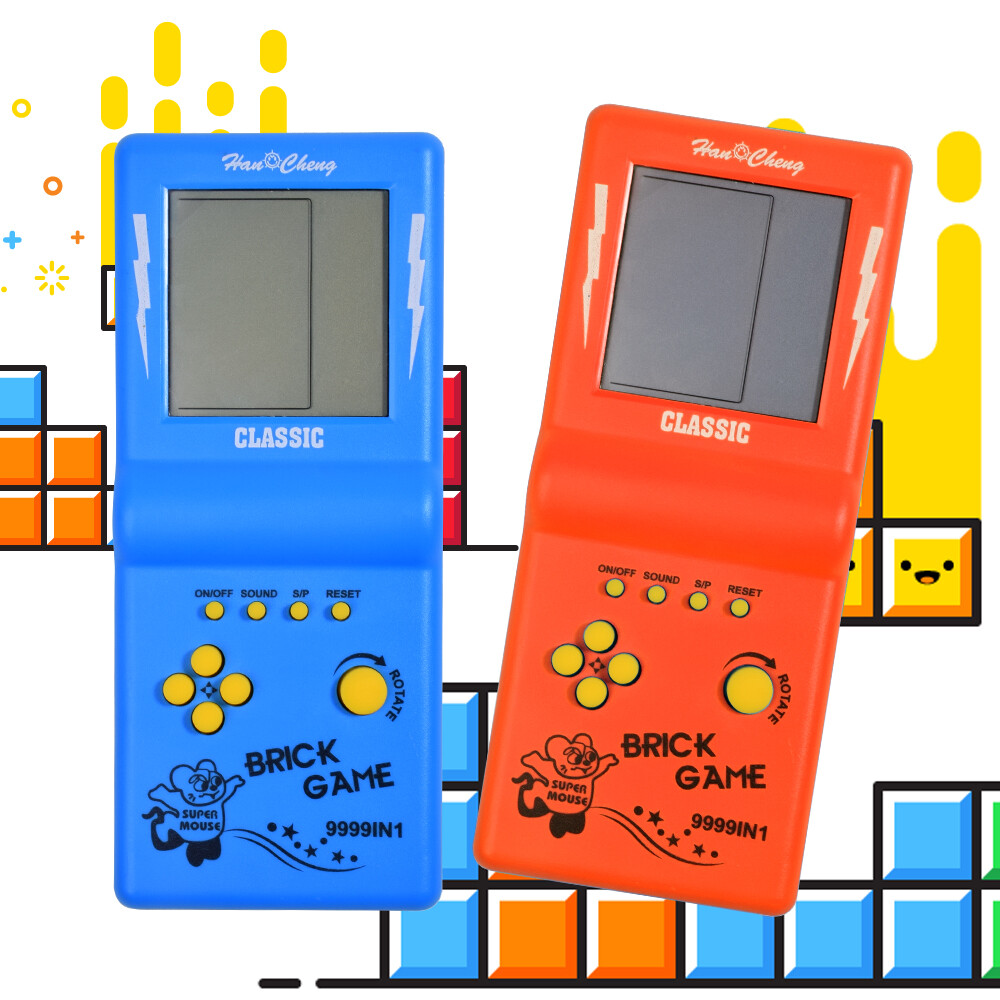 BlueWow B8050 Gameboy Brick Game Classic Fun Tetris Hand Held LCD Retro Game Toys - BlueWow ...
