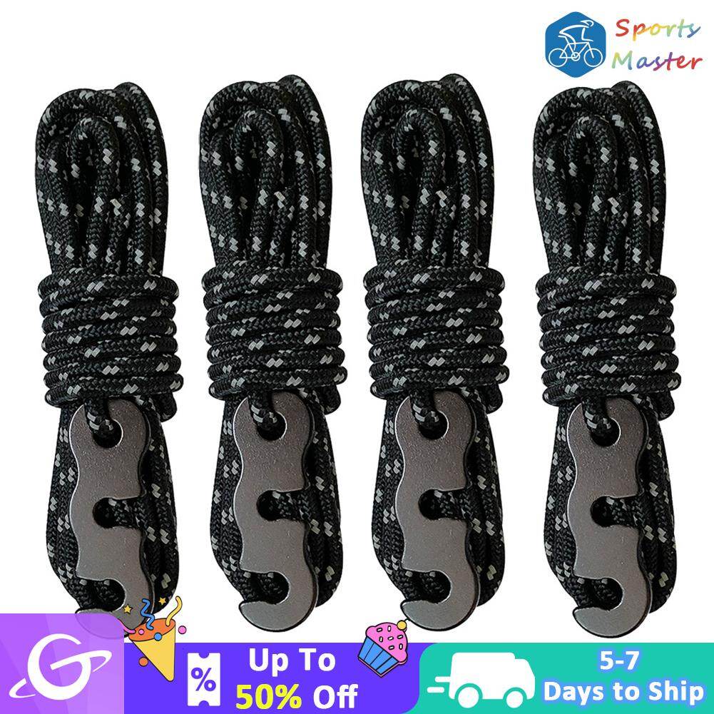 Yitak 4Pcs ลมเชือก S-ตะขอเกี่ยวผ้าม่านสำหรับกลางแจ้งเต็นท์สำหรับตั้ง ...