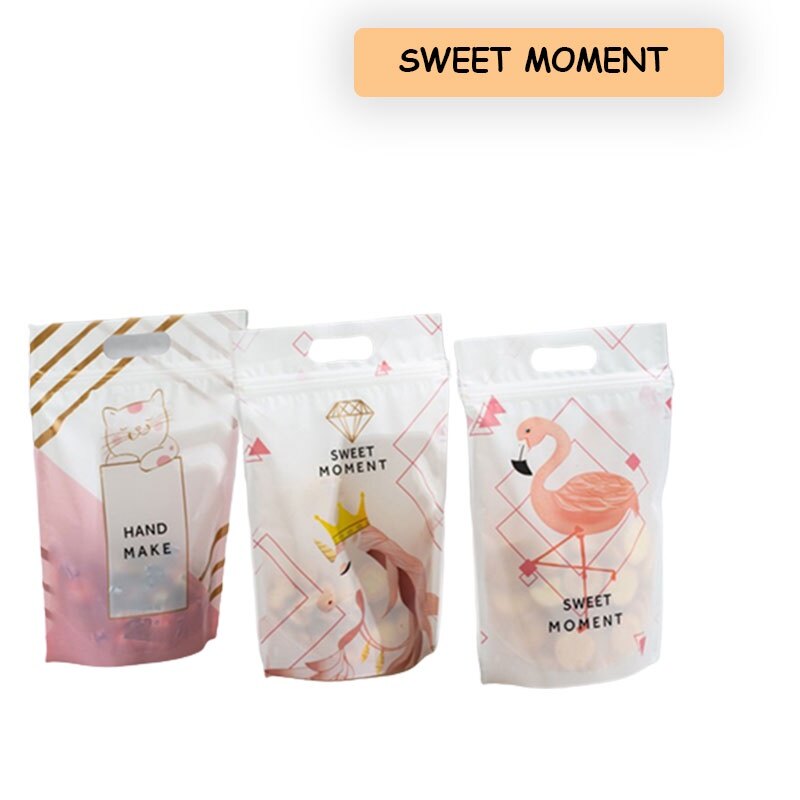 MOISTURE PROOF 💥 50pcs Stand Up Zip Lock Pouch Food Packaging Zipper ...