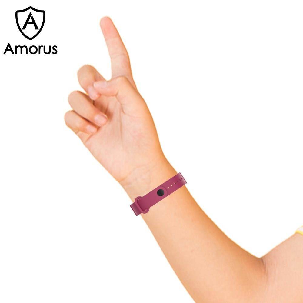 Amorus Anti-Lost ฝาครอบป้องกันเด็กผู้สูงอายุสายรัดข้อมือซิลิโคนสำหรับ ...