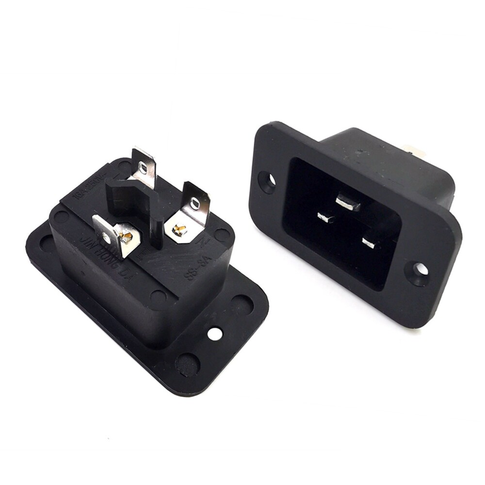 2pcs AC Power Socket, IEC 320 C19 C20 Panel Mount Plug Connector, 16A ...