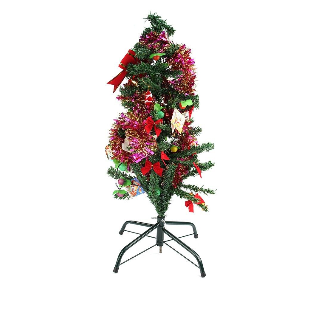 6ft 35cm Metal Christmas Tree Bracket Bracket Foldable Base Casting ...