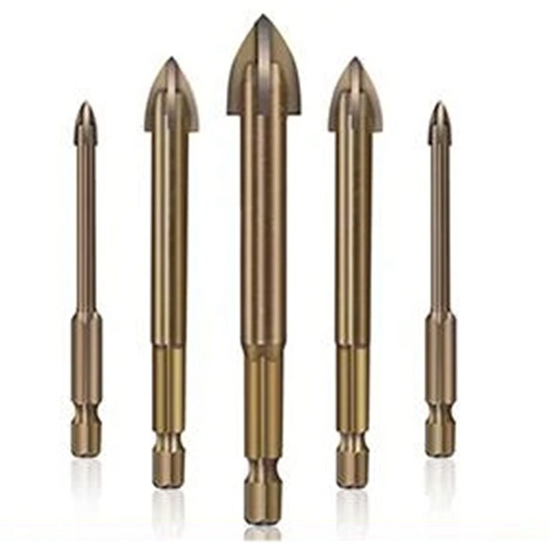 5PCS Efficient Universal Drilling Tool Multifunctional Cross Alloy ...
