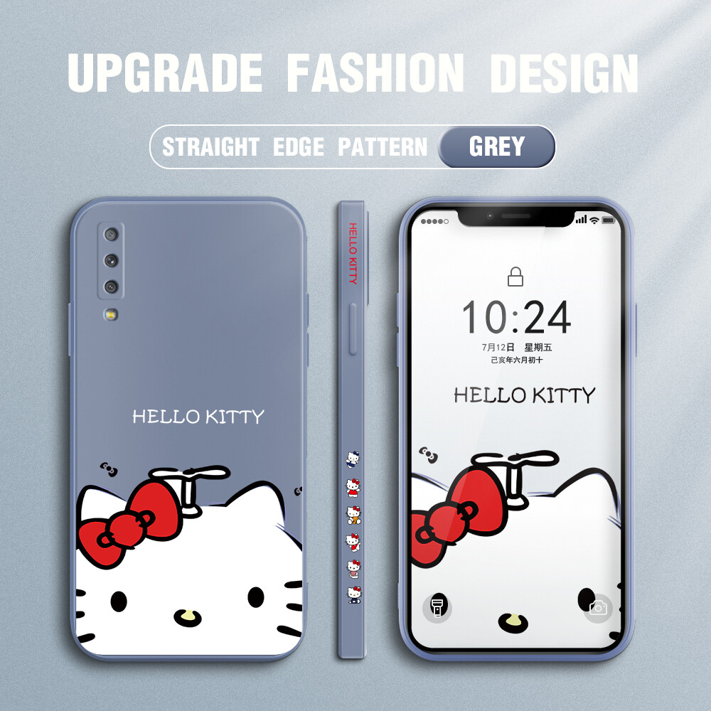 เคสสำหรับ Samsung Galaxy A7 2018 (A750) เคสโทรศัพท์ลายการ์ตูน Hello ...