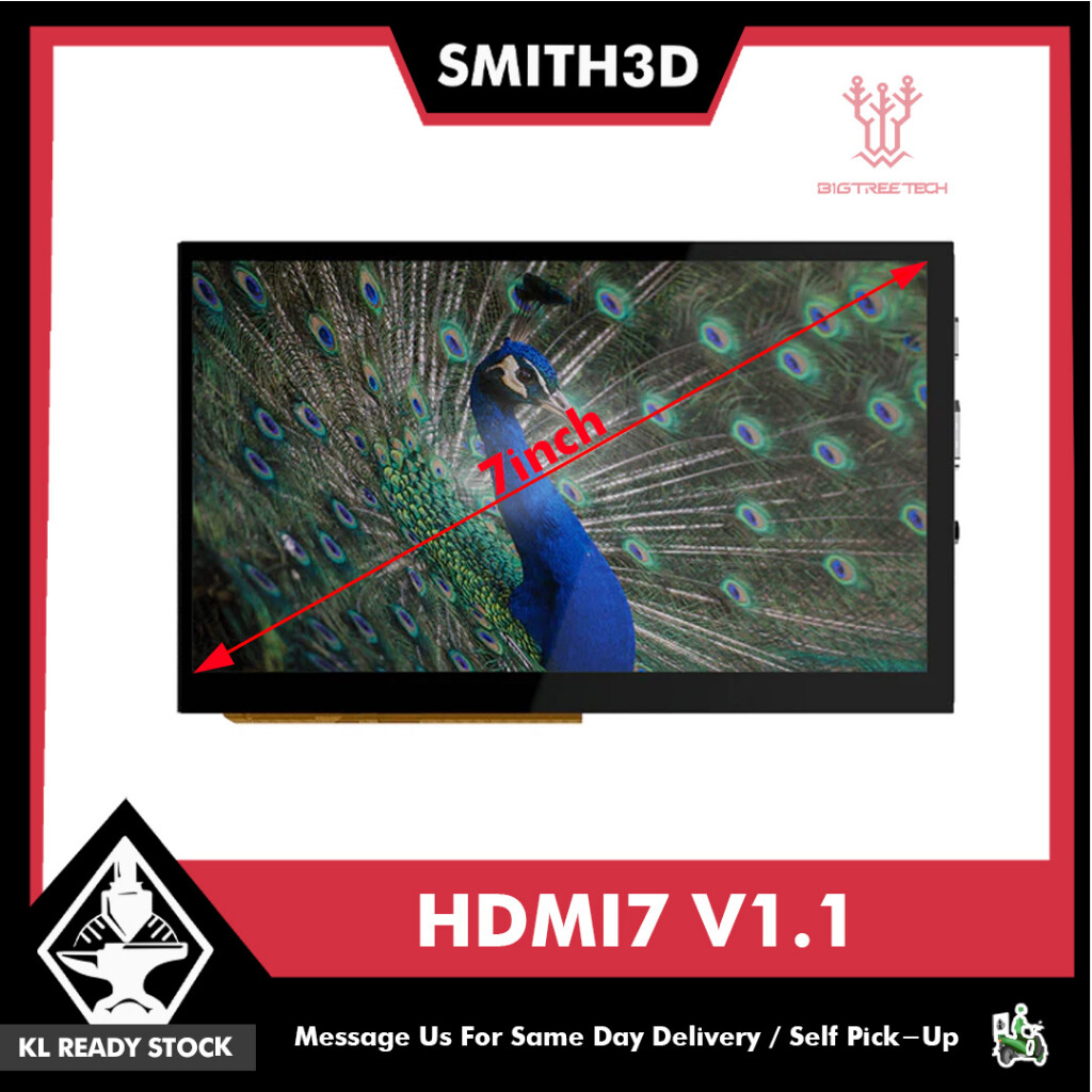 BIGTREETECH BTT HDMI5 HDMI7 V1.1 Large Size Touch Screen for Klipper ...