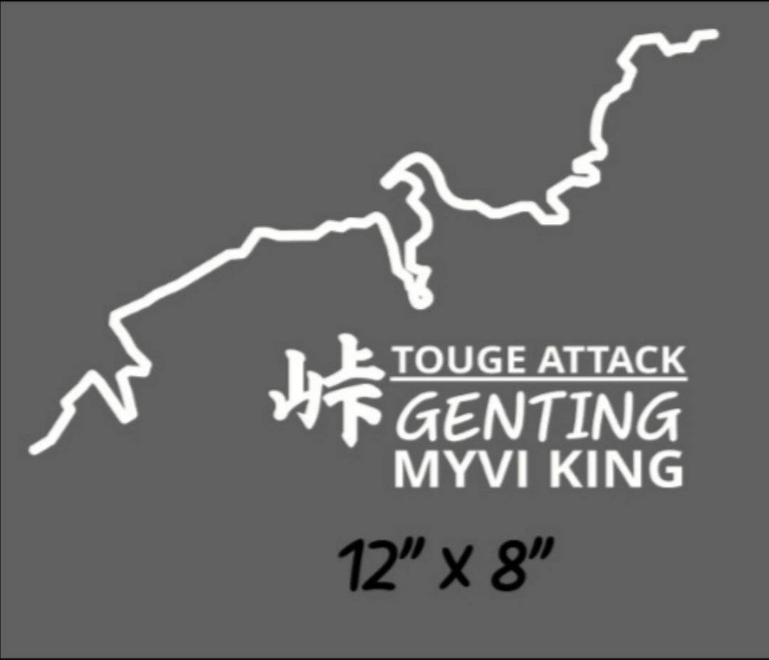 👍 CUSTOMISED GENTING TOUGE ATTACK STICKER | Lazada