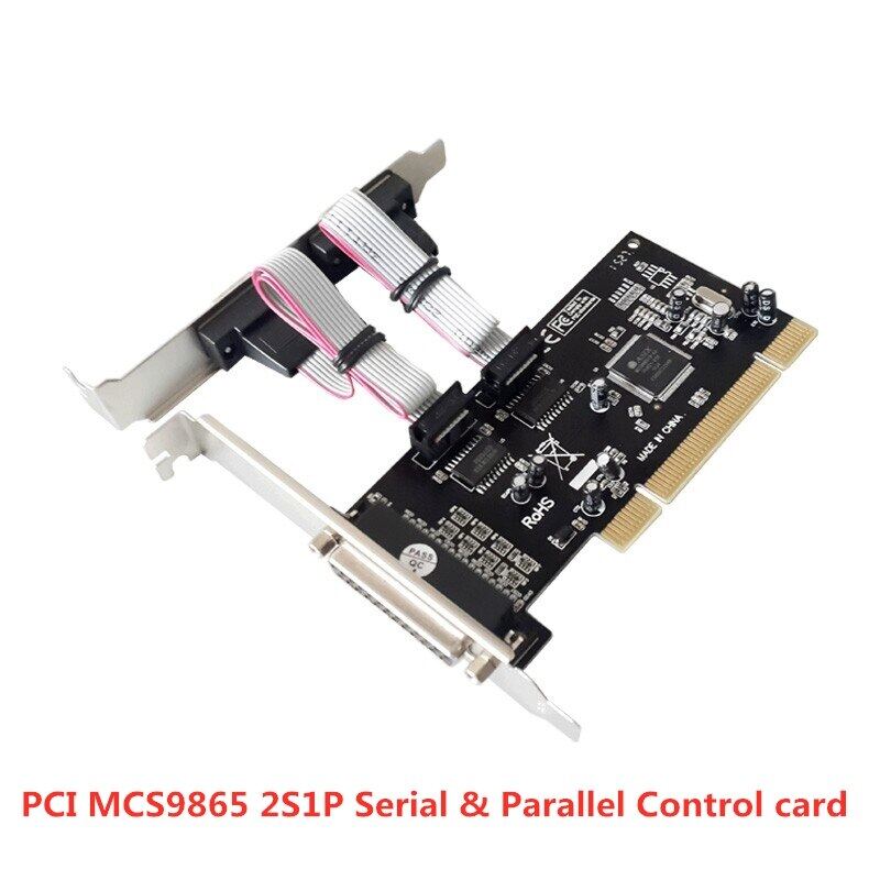 PCI 2S1P DB25+DB9 Serial&Parallel Control card Multi-I/O card ASIX ...