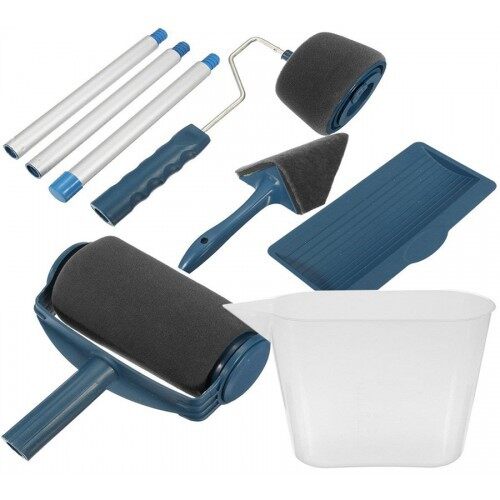 Smart Paint Roller Brush Set Diy Wall Paint Brush Roller Kit Alat ...