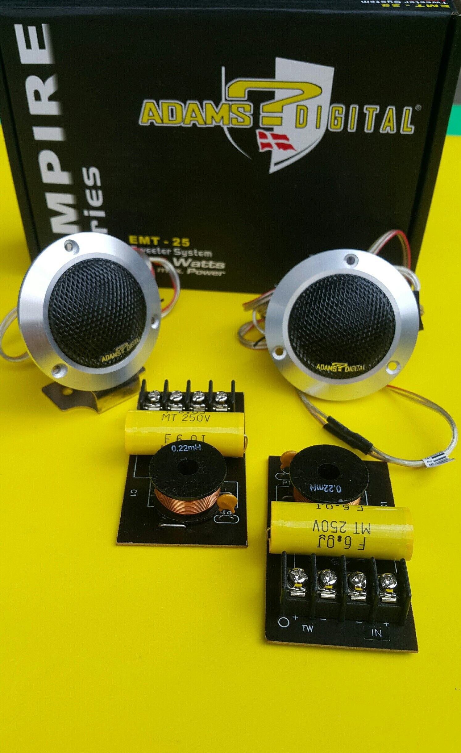 Adams Digital Empire Series EMT-25 dome tweeter 150W (with additional ...