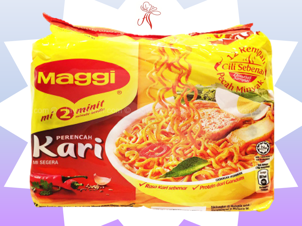 Maggi Segera Perencah Kari 5 x 79GM |Maggi Kari/Instant Noodle Curry ...