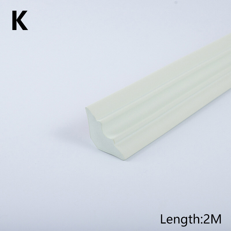 JUCHEN 1M/5M Self-adhesive Wall Skirting Strip Sticker Edge Banding ...