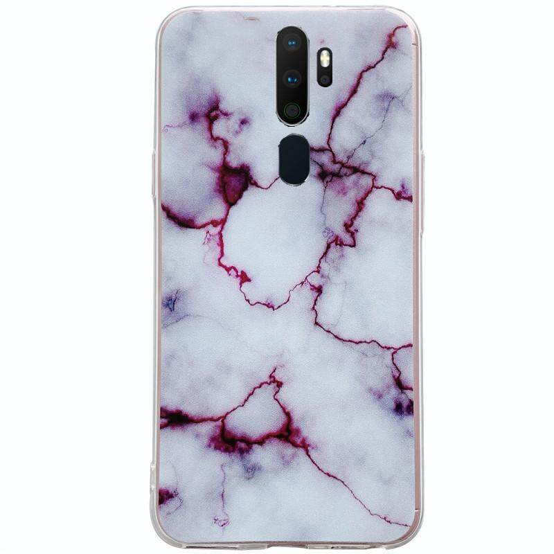 สำหรับOPPO A5 2020 AIK Realme C2 A7 A5sปลอกบางโทรศัพท์มือถือฝาลายหิน ...