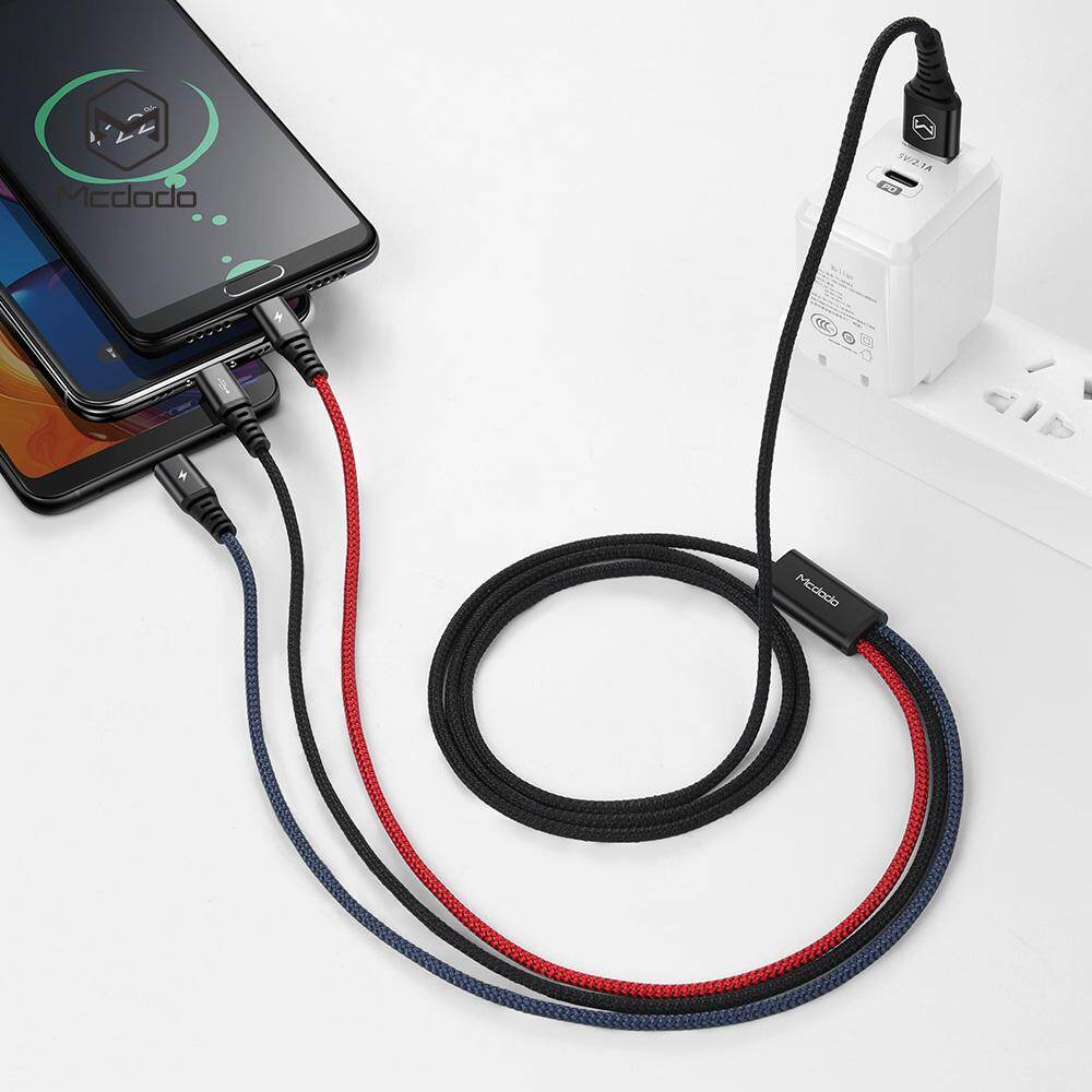 Mcdodo 4 In 1 สายUSBสำหรับMicro USB Type Cสายชาร์จสำหรับiPhone Xs Max ...