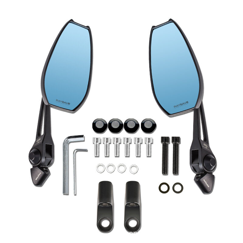 Universal Motorcycle CNC Rear View RAYSAVE TANAX NAPOLEON Side Mirror ... Universal Motorcycle CNC Rear View RAYSAVE TANAX NAPOLEON Side Mirror ...