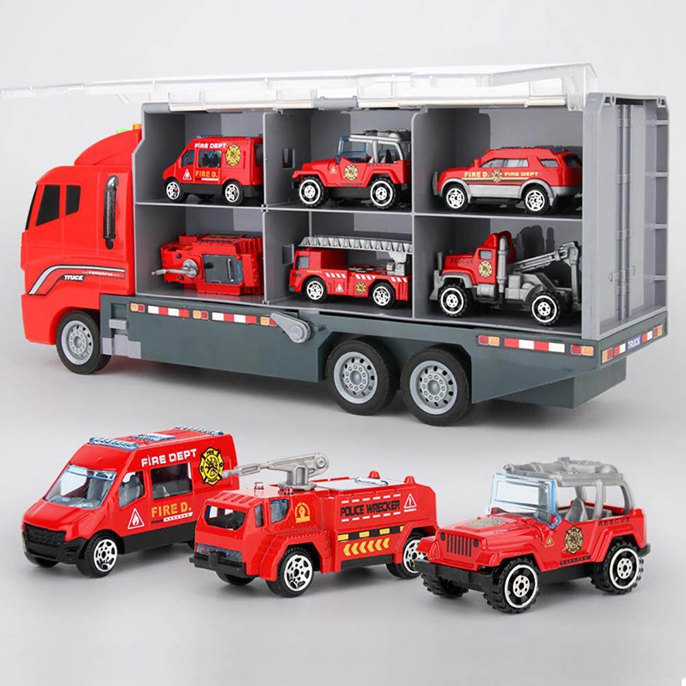 Transport Carrier Truck Toys Vehicles Toy Car Set Durable Simulation ...