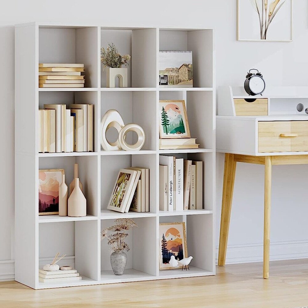 LOFT Design LEXI 12 Cube 3X4 Bookcase almari buku kabinet buku-White ...