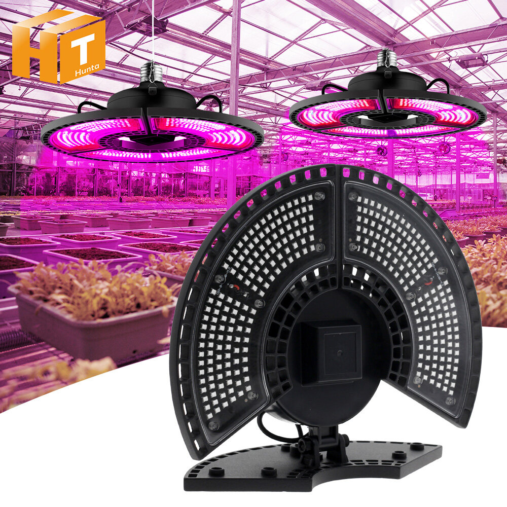 Indoor Grow Light E27 Full Spectrum LED Panel for Plants Grow Tent 600W ...
