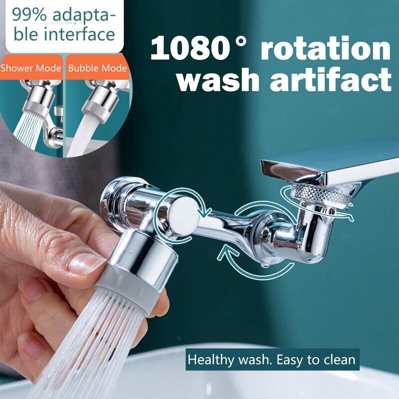 DIDIHOU Universal 1080° Rotation Faucet Aerator Splash Filter Kitchen ...