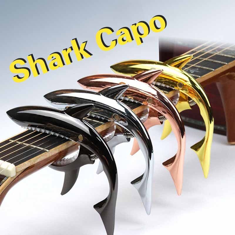Shark capo (Shark capo), acoustic guitar capo, electric guitar, bass ...