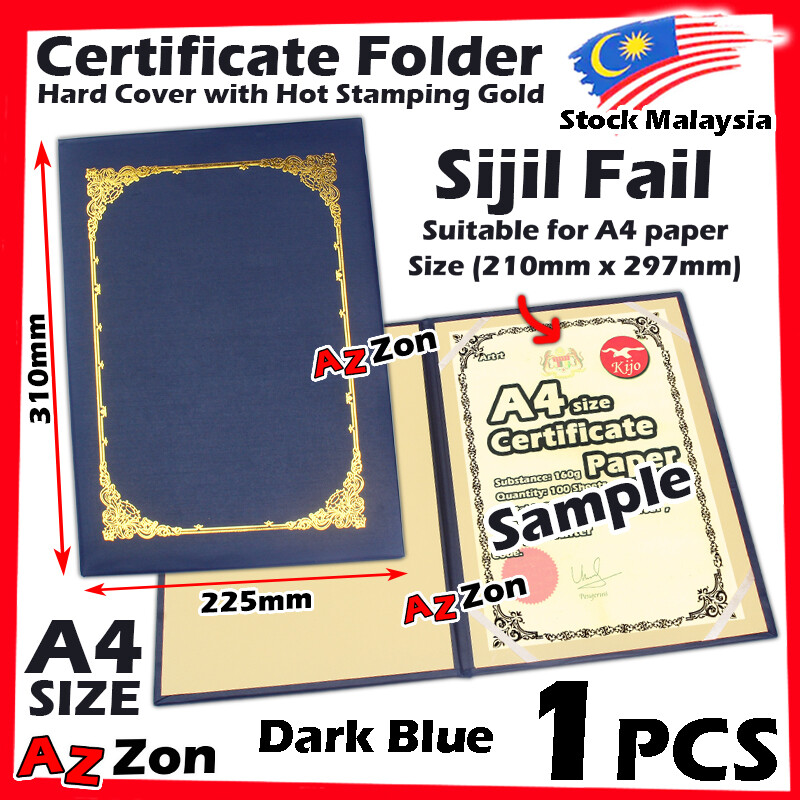 Certificate Folder / Certificate Holder / Certificate Holder Velvert ...