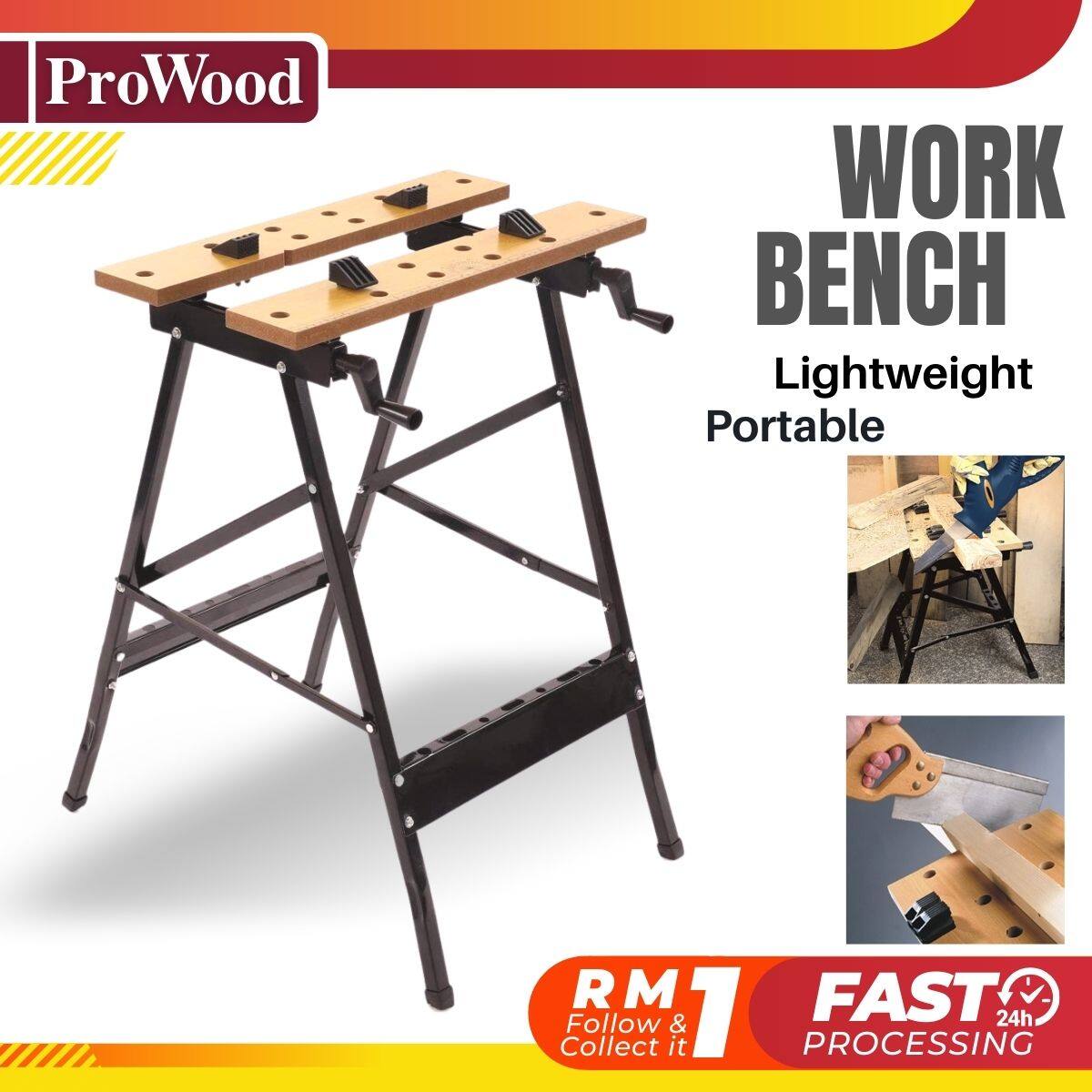 PROWOOD Work Bench Portable Lightweight Foldable Work Table Papan ...