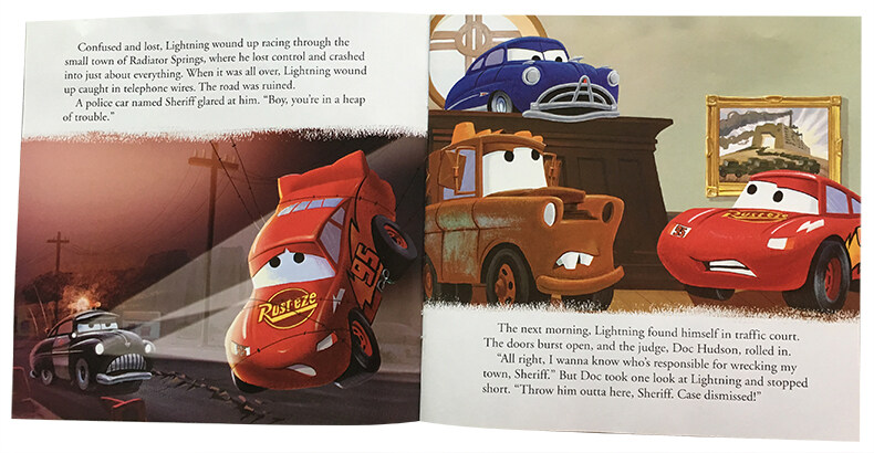 หนังสือการศึกษายอดนิยมดั้งเดิมCars Read-Along StorybookและCD Colouring ...