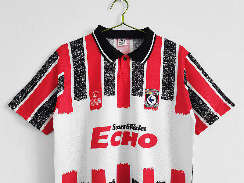1990 Cardiff City Red Retro เสื้อฟุตบอล,เสื้อฟุตบอล S-XXL - Tinmee ...