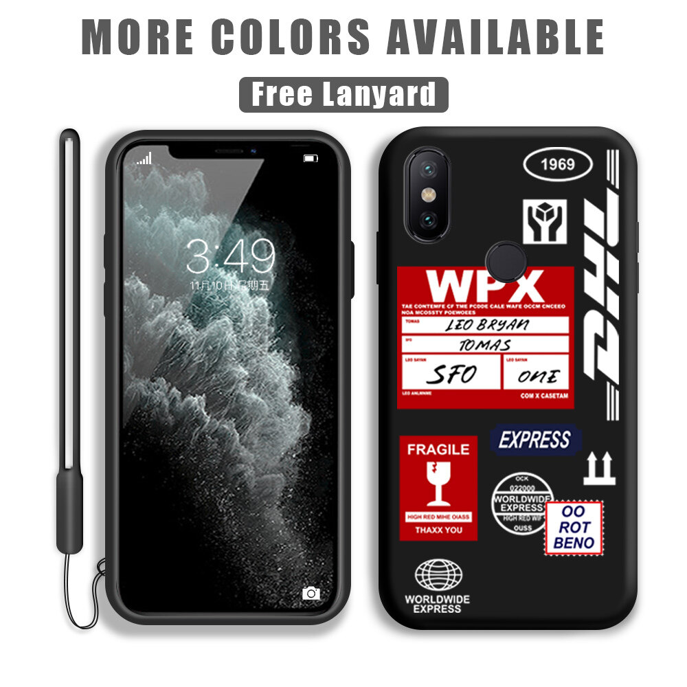 Hontinga For Xiaomi MI 6X MI A2 Case Original Liquid Silicone Creative ...