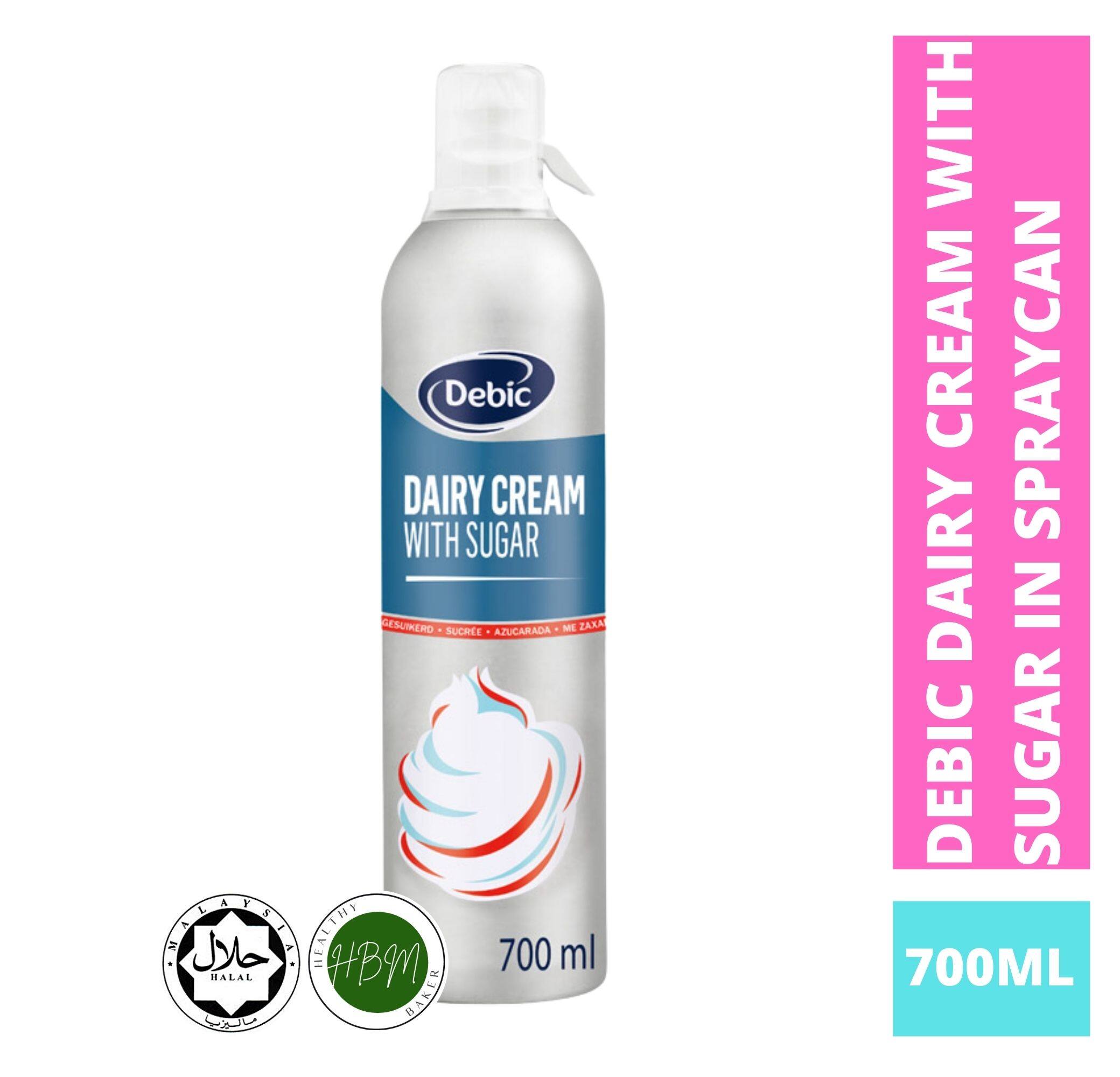 Debic Dairy Whipped Cream with Sugar in Spraycan 700ml | Lazada