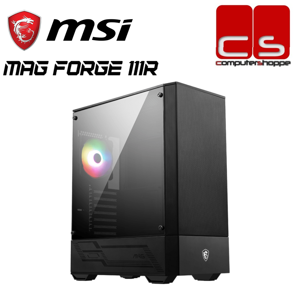 MSI MAG FORGE 111R ATX Mid-Tower Gaming Casing | Lazada