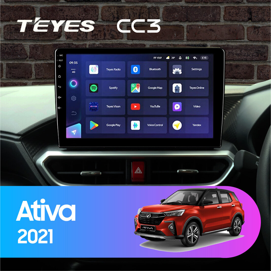 TEYES CC3 (Official) 10″ PERODUA ATIVA (2021 - PRESENT) Android Car Player/ The Best Head Unit ...