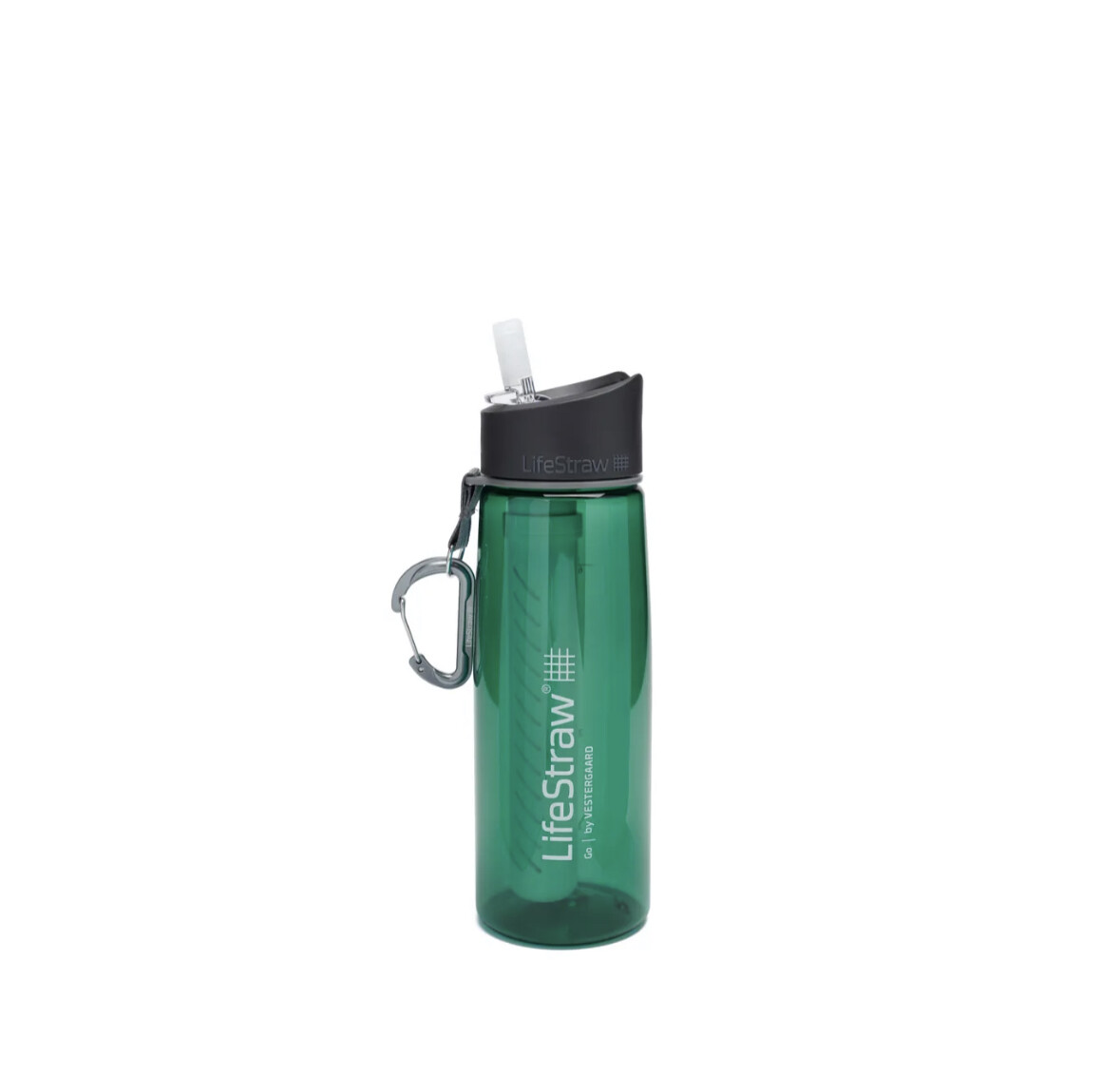 Lifestraw Go Water Filter Bottle with 2 Stage Filtration 650 ml - Dark ...