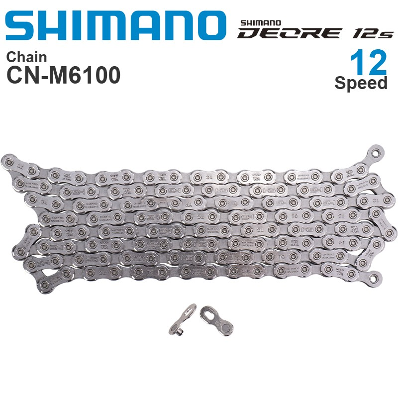 Shimano DEORE SLX XT XTR CN-M6100 Chain 12-Speed Mountain Bike Original ...