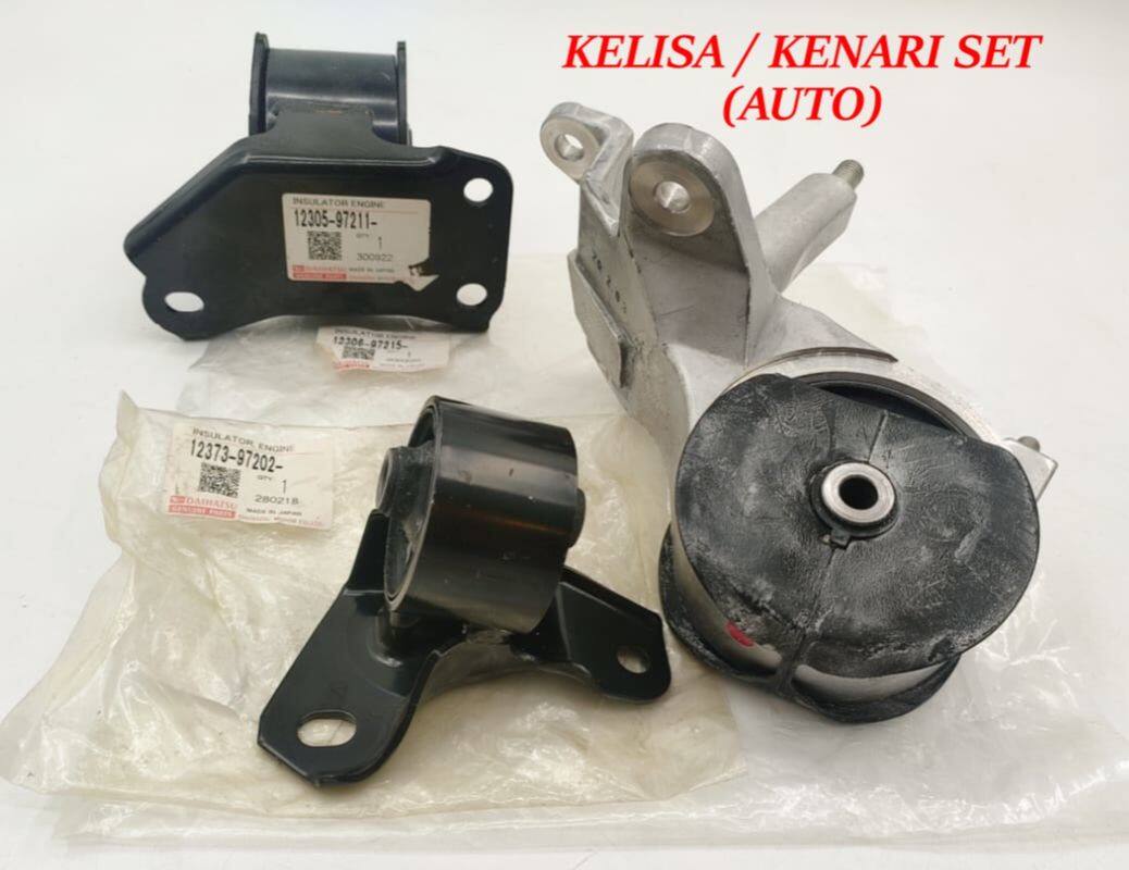 ORIGINAL PERODUA KENARI KELISA ENGINE MOUNTING SET (AUTO / MANUAL) | Lazada