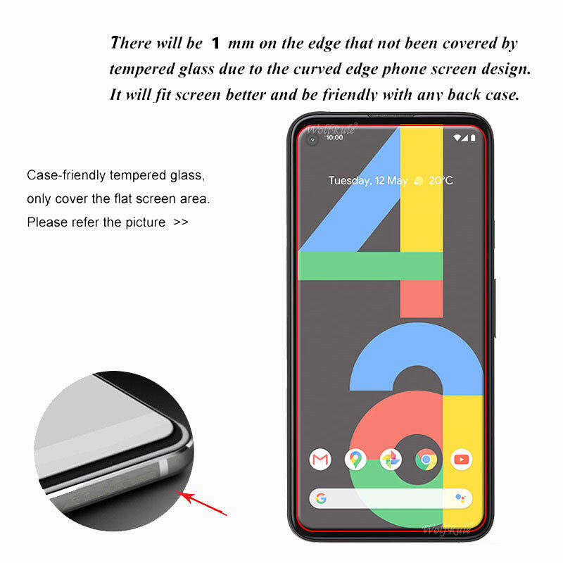 ฟิล์มกระจกนิรภัยสำหรับ Google Pixel 4a Pixel 5 XL Pixel 4 XL Pixel 3 PIxel 3a XL PIxel 2 XL ...