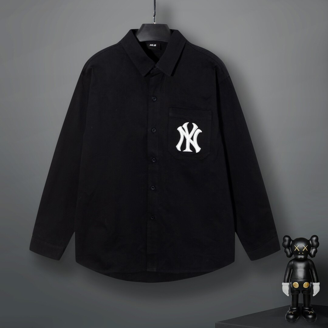 (ออกใหม่) ที่มีคุณภาพสูง22SS NewMLB โลโก้เดิมพิมพ์เสื้อเชิ้ตสำหรับผู้หญิงและผู้ชายจำกัดอินเทรนด์ ...