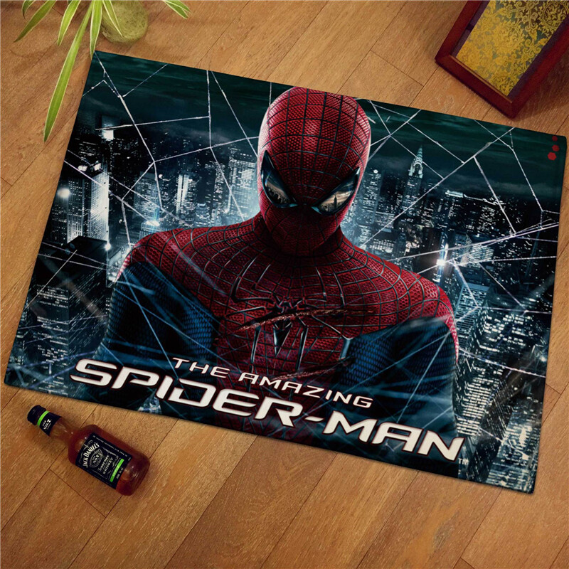 60x40cm Disney Spiderman Children kids Floor Mats Print Bathroom ...